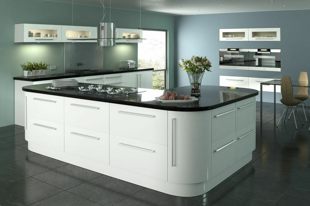 Lumi White Gloss - Mastercraft Kitchens