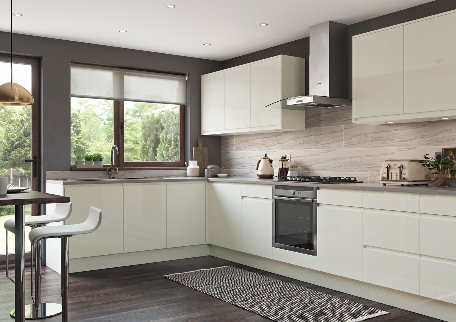 High Gloss Kitchens - Mastercraft Kitchens