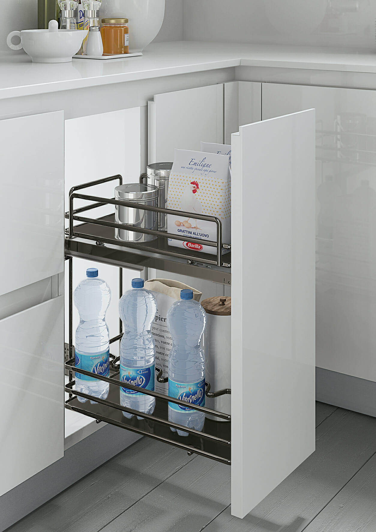 Elite Pull Out - 300mm Anthracite - Mastercraft Kitchens